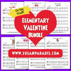 Valentine's Day Elementary Piano Bundle - Susan Paradis Piano Teaching ...