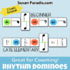 Rhythm Dominoes - Susan Paradis Piano Teaching Resources